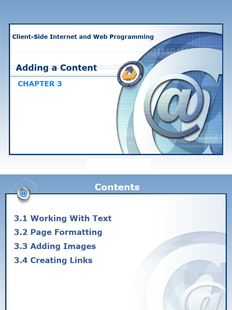 03 HTML Basics | PDF