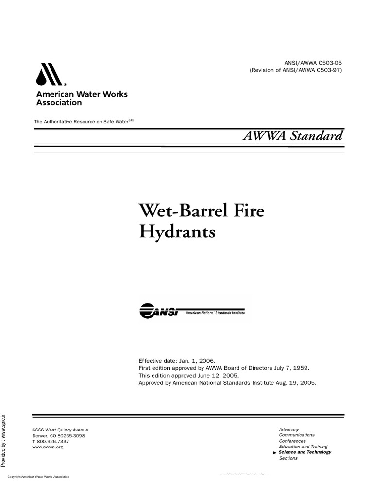 Awwa C503 (2005) | PDF