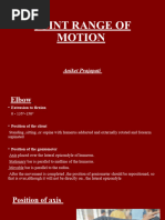 Rom Finger and Wrist | PDF | Anatomical Terms Of Motion | Thumb