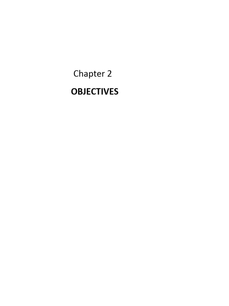 Chapter 2 Objective Pdf