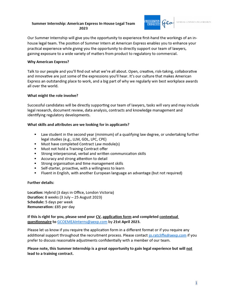 American Express - Summer Internship 2023 Nakul Gupta | PDF