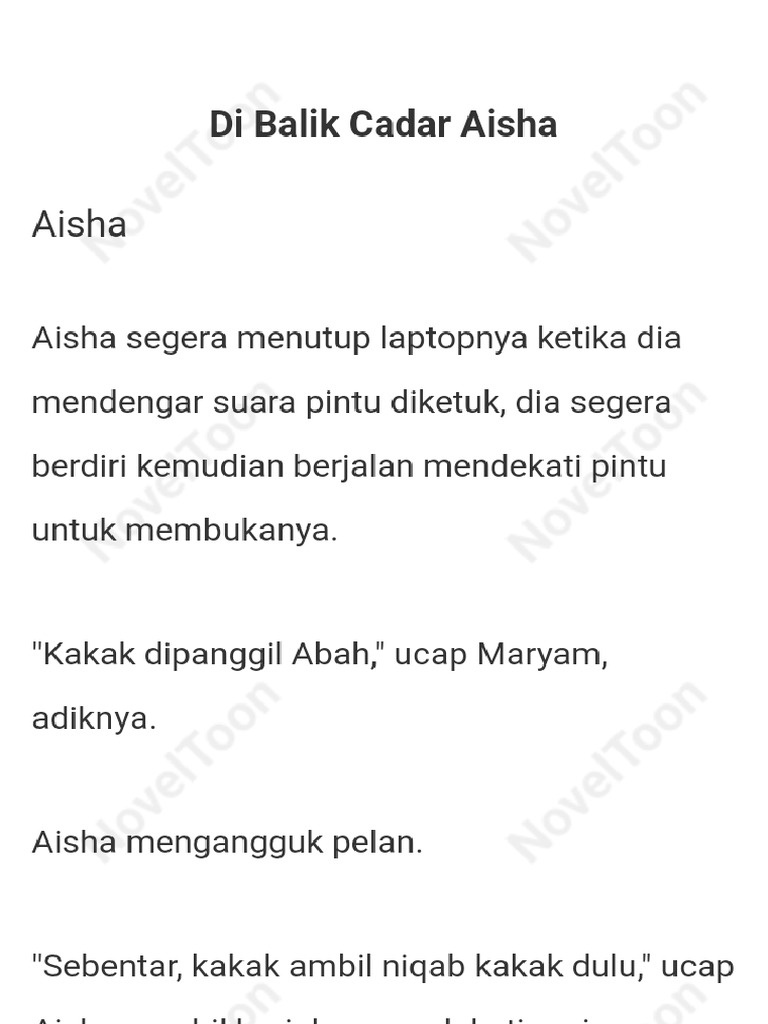 Di Balik Cadar Aisha | PDF
