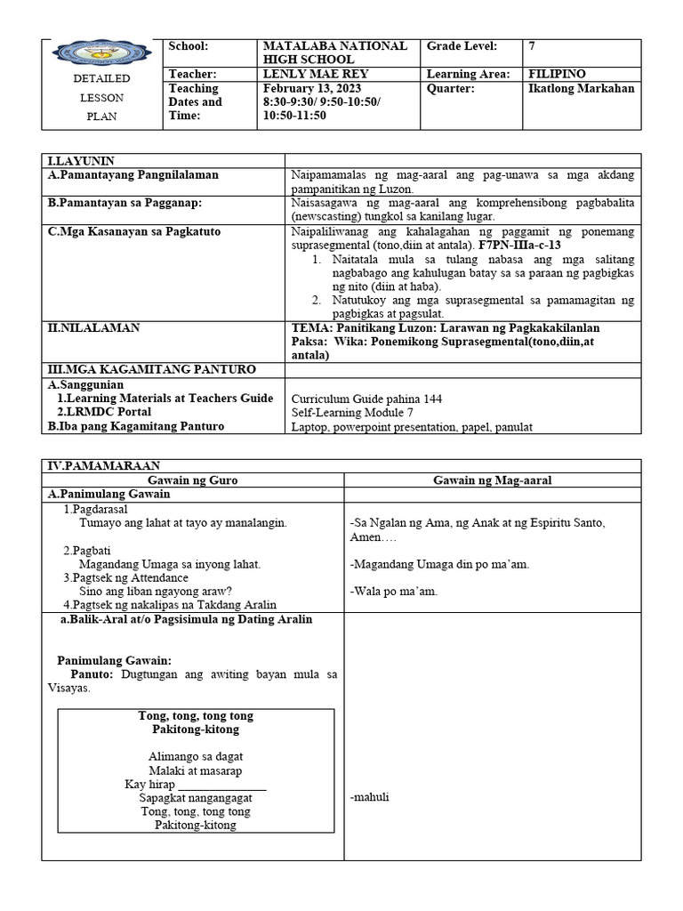 3 RD Grading 1 STLP | PDF