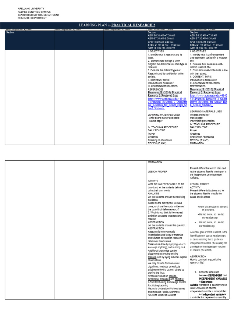 LP Week 4 | PDF | Knowledge | Quantitative Research