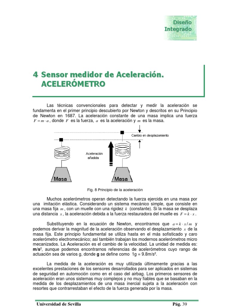 Acelerometro | PDF | Acelerómetro | Sistemas micro electromecánicos