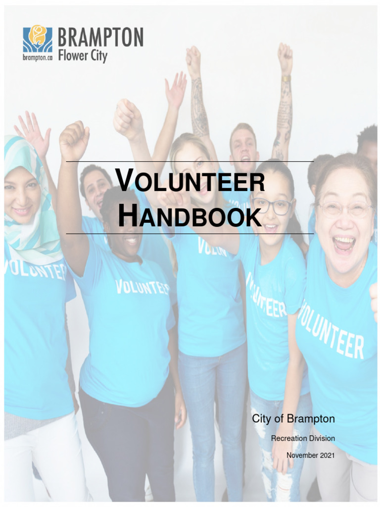 Volunteer Handbook (FINAL) | PDF | Liability Insurance | Volunteering
