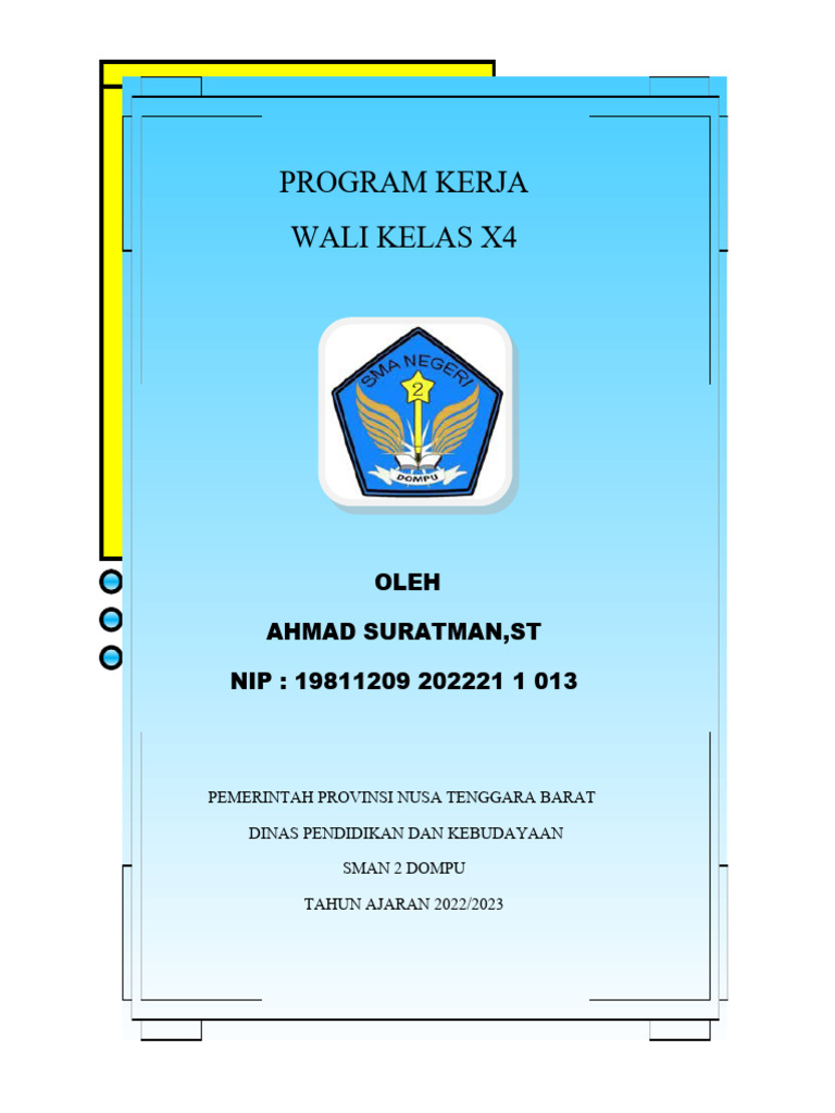 Program Wali Kelas X4 | PDF