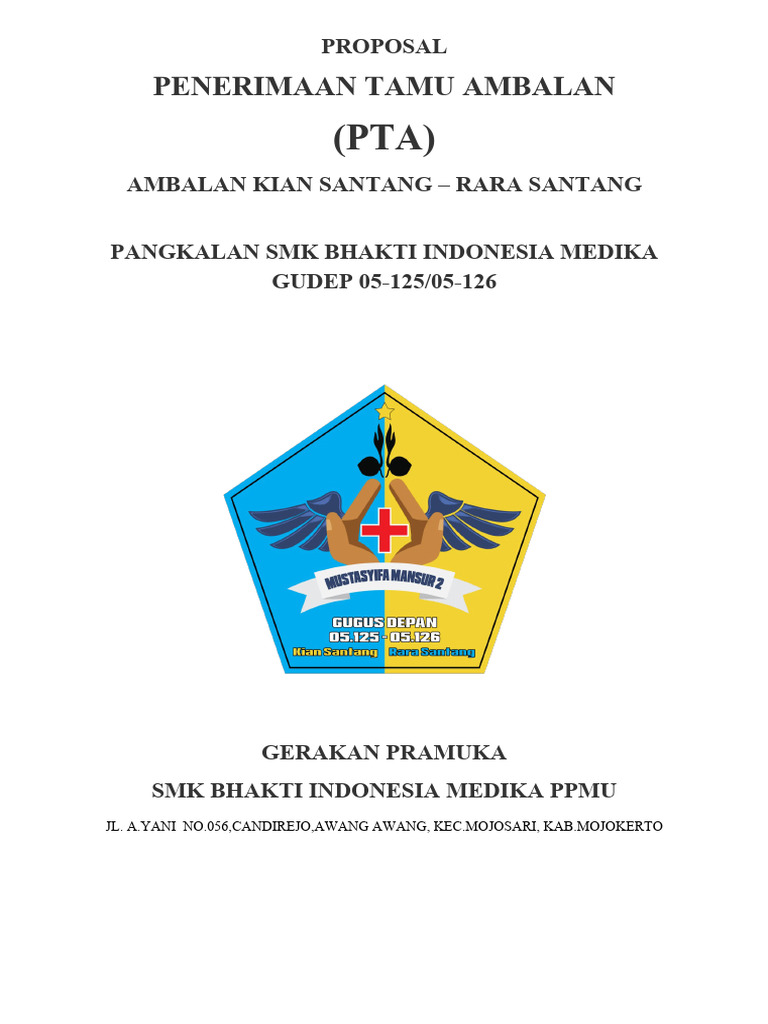 Proposal Pta | PDF | Pengembangan Diri