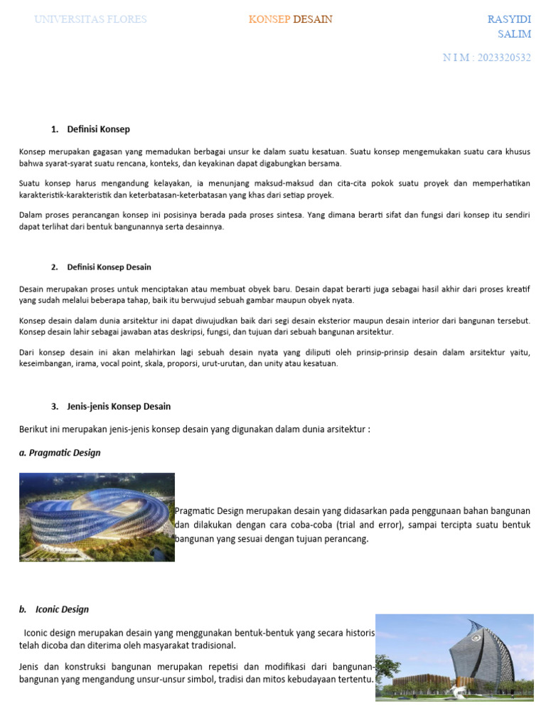 Konsep Desain - Prinsip | PDF