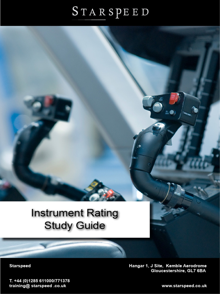 Instrument Study Guide | PDF | Instrument Flight Rules | Air Traffic ...