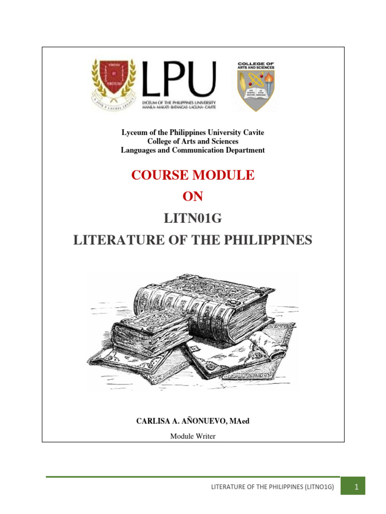 Module Philippine Literature Mid Tems | PDF