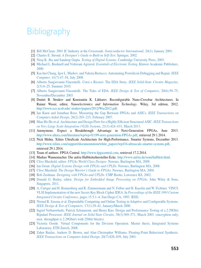 Bibliography 2015 Top Down Digital VLSI Design | PDF | Vhdl | Hardware ...