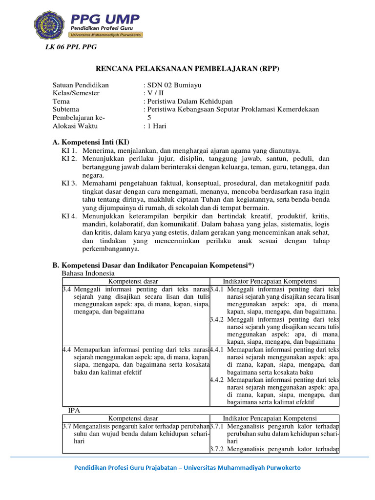 RPP Ke 2 Digabungkan Dikompresi | PDF