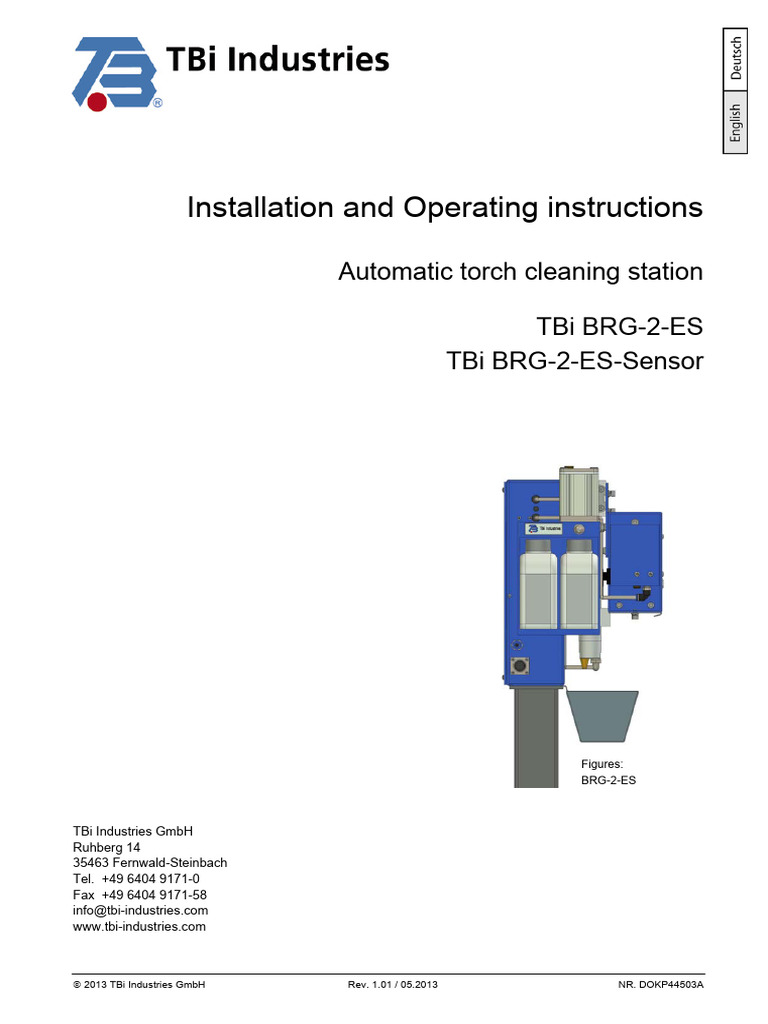 TBi BRG-2-ES Installation Guide | PDF | Electrical Connector | Screw
