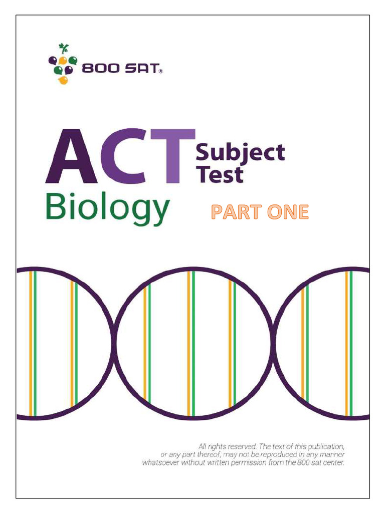 ACT 2 Biology Questions for Students | PDF | Cell (Biology) | Meiosis