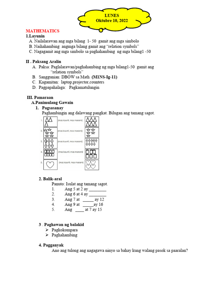 MATH LP - Q1W7 - Oct. 10-14, 2022 | PDF