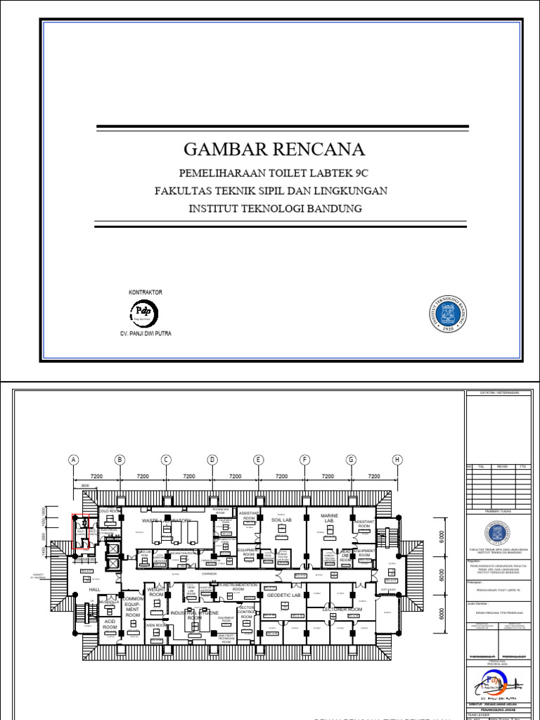 GBR RENCANA TOILET LT.4 LABTEK 9C | PDF
