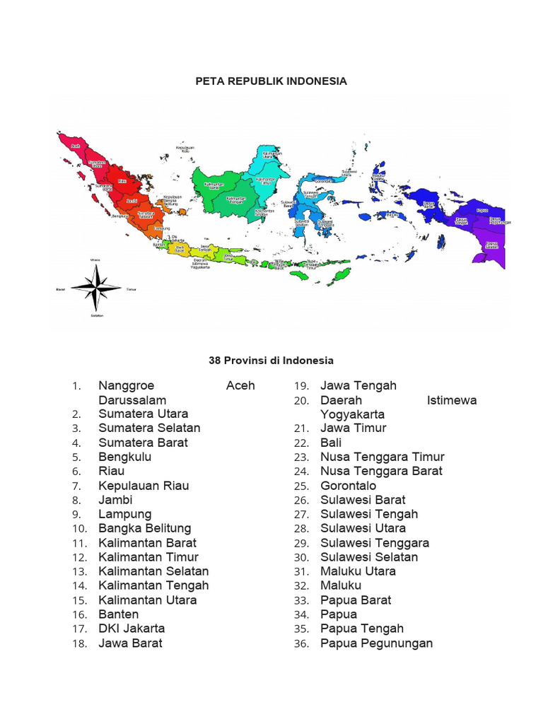 Peta Republik Indonesia | PDF