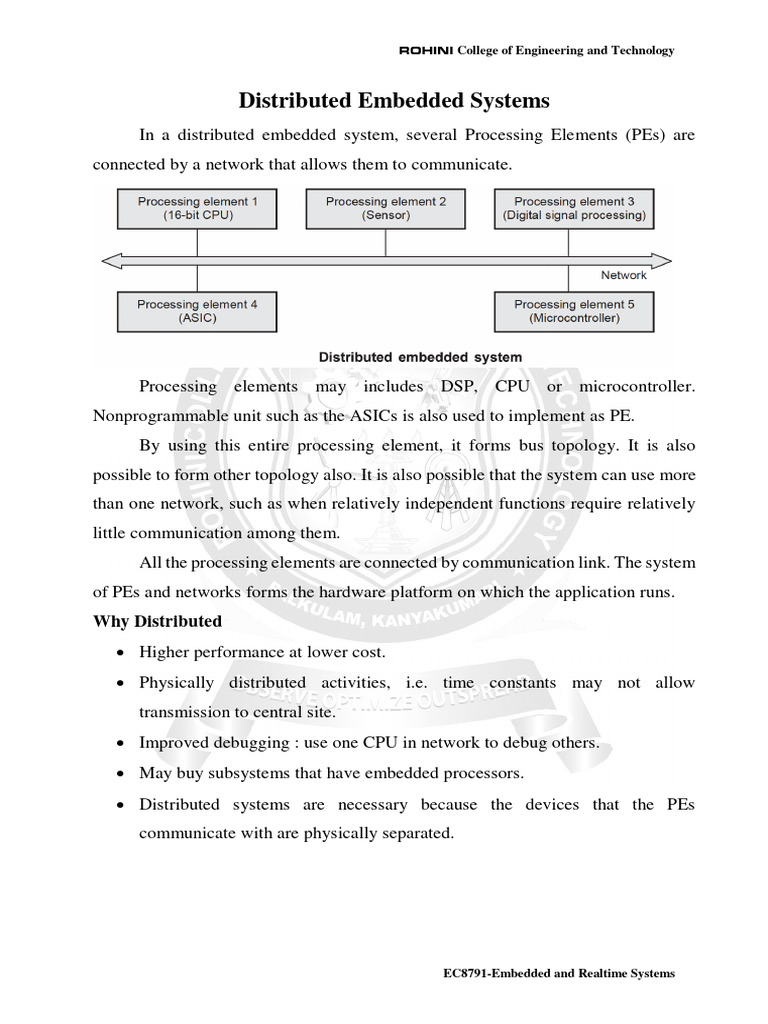 Distributed Embedded System | PDF | Osi Model | Computer Network