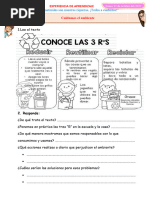 Ejemplos de las 5R para el aula | PDF | Reciclaje | Consumo (economía)