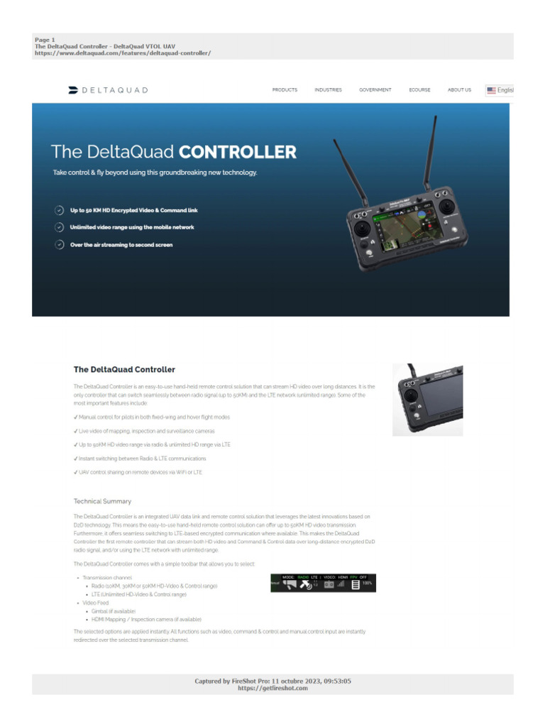 DeltaQuad CONTROLLER' - WWW - Deltaquad | PDF | Unmanned Aerial Vehicle ...