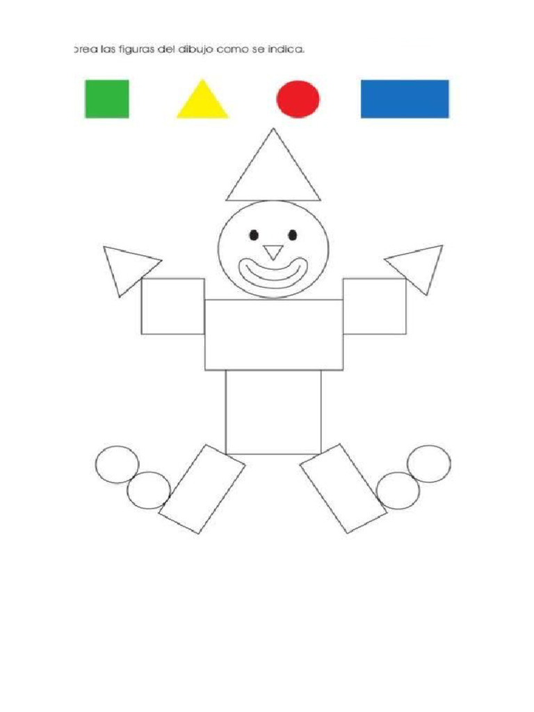 Colorea La Figura Como Se Indica | PDF