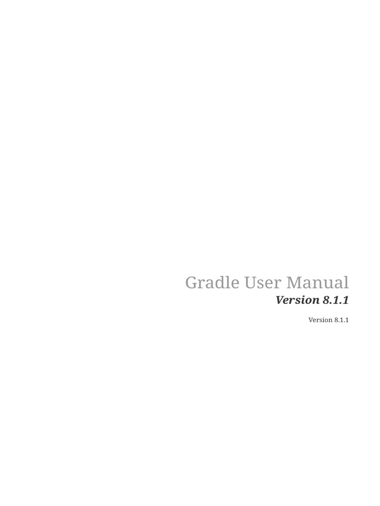 Gradle Pdf Command Line Interface Java Programming Language
