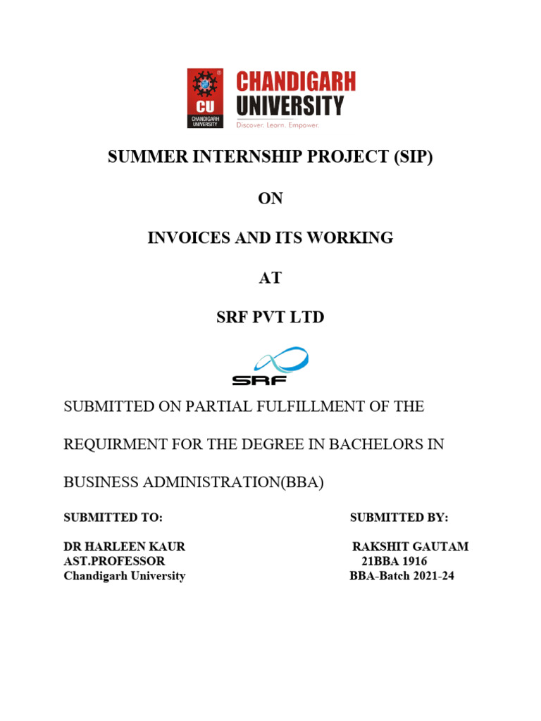 Summer Internship Project Reort Final Pdf Sampling Statistics