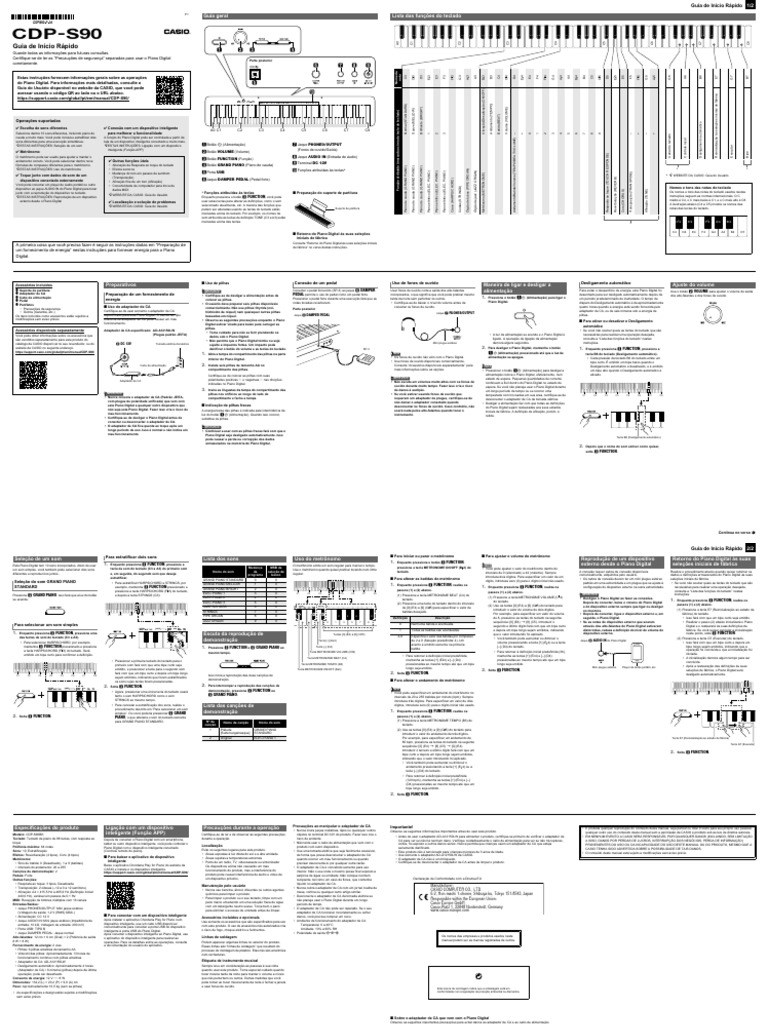CDPS90 Quickstartguide PT | PDF