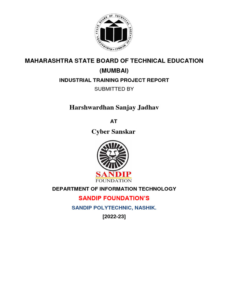 It Report Format Of Itr Pdf Domain Name Security