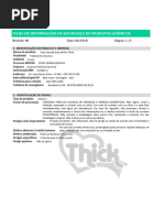 FDS - Pasta Cristal Rosa - Urca Gtex Brasil | PDF | Química