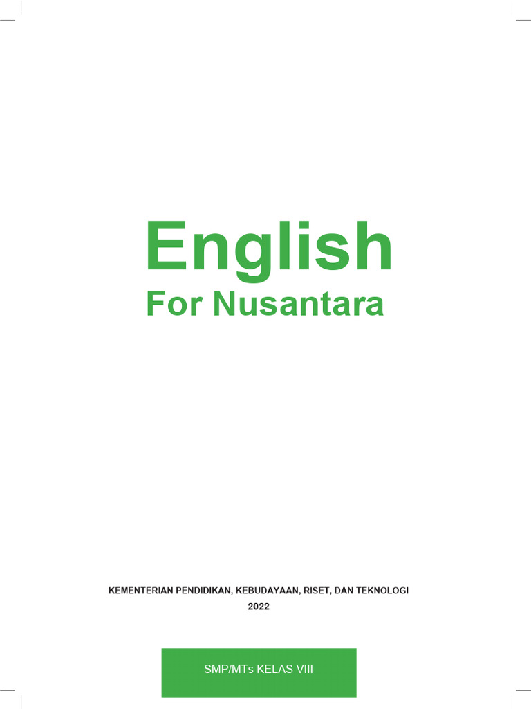 Bahasa Inggris BS KLS VIII NSN | PDF