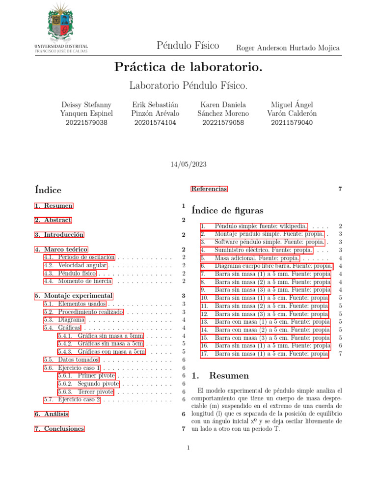 Laboratorio Fisica | PDF
