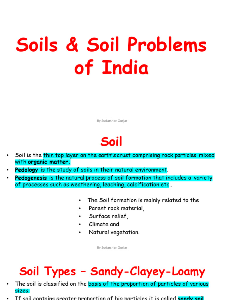 Soil Soil Problems | Download Free PDF | Soil | Crop Rotation