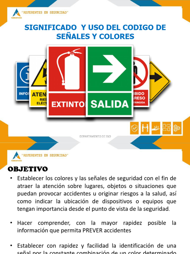 Señalizacion y Codigo de Colores | PDF | Seguridad y salud ocupacional