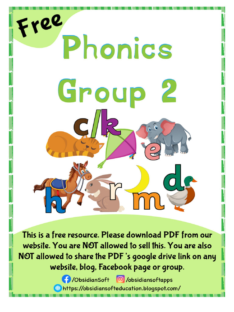 Jolly Phonics Group 2 Worksheets | PDF
