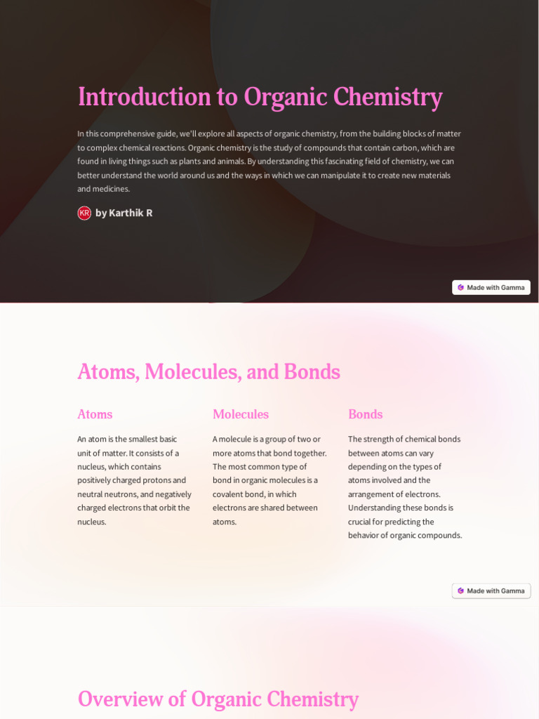 Organic Chemistry: Concepts & Applications | PDF | Chemistry | Organic ...