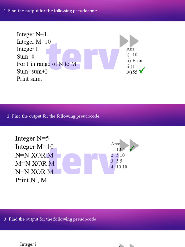 Pesudocode 1 | PDF | Pointer (Computer Programming) | Computer Programming Pesudocode 1 | PDF | Pointer (Computer Programming) | Computer Programming