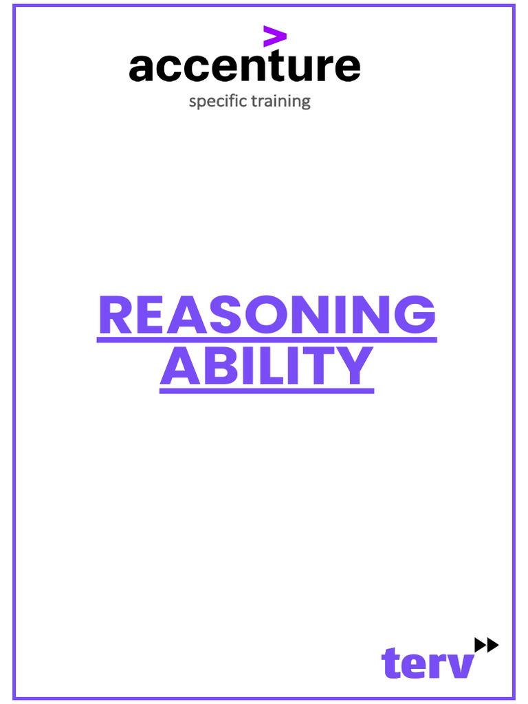 TF Accenture Logical Reasoning | PDF TF Accenture Logical Reasoning | PDF
