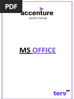 MS-Office Notes | PDF | Microsoft Excel | Microsoft Word