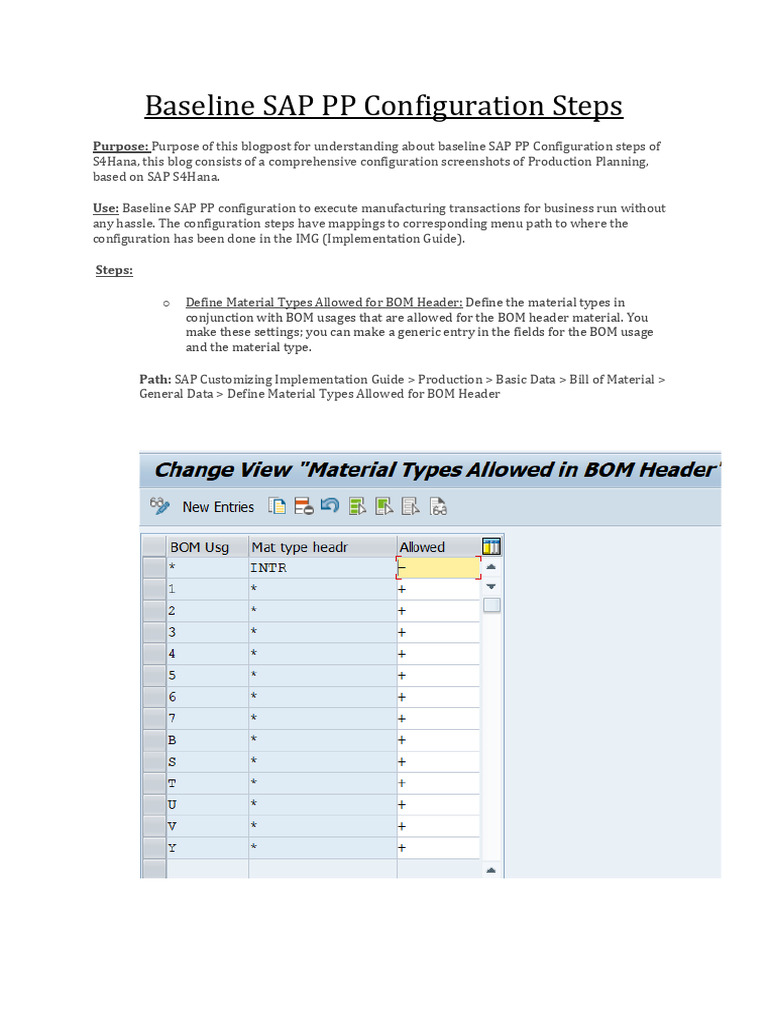 SAP PP Configuration | PDF | Parameter (Computer Programming ...