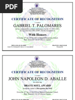 Classroom Recognition Tarp | PDF | Wellness