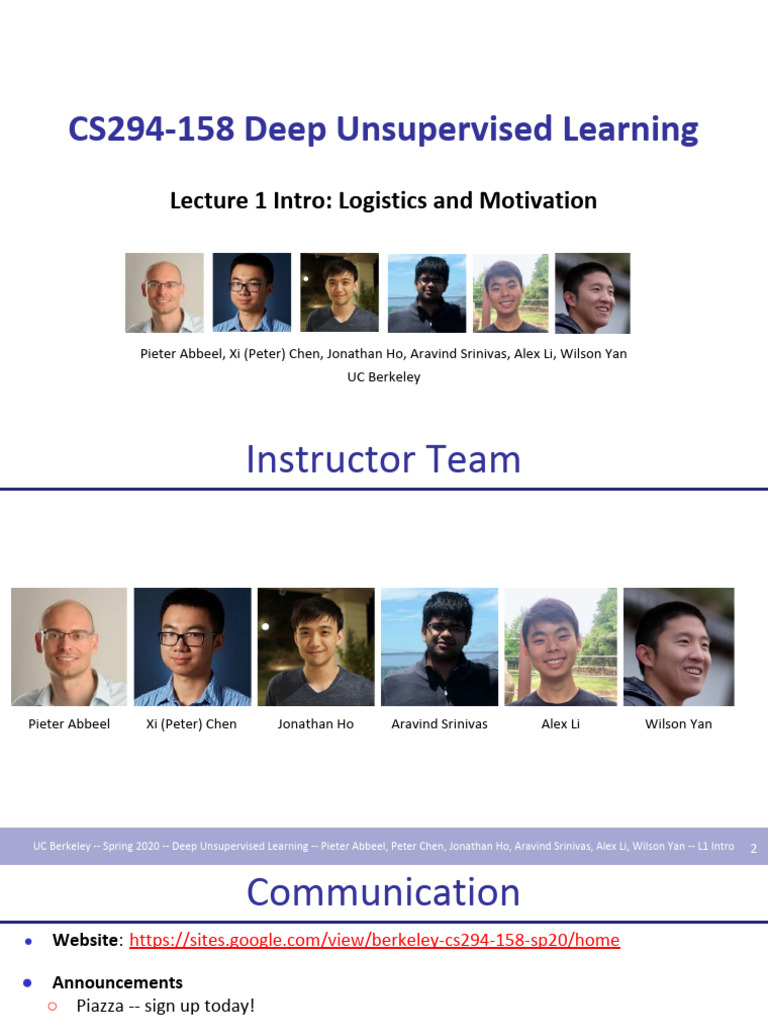 Lecture 1 Logistics and Motivation | Download Free PDF | Data ...