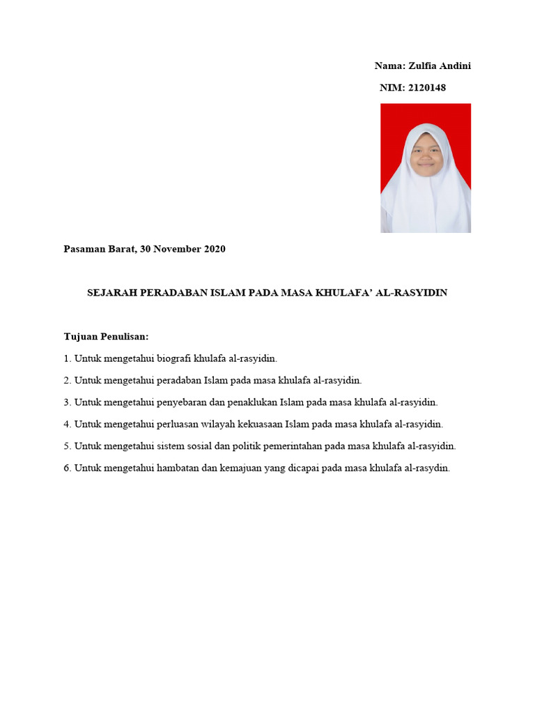 Mind Mapping Khulafa Al-Rasyidin | PDF