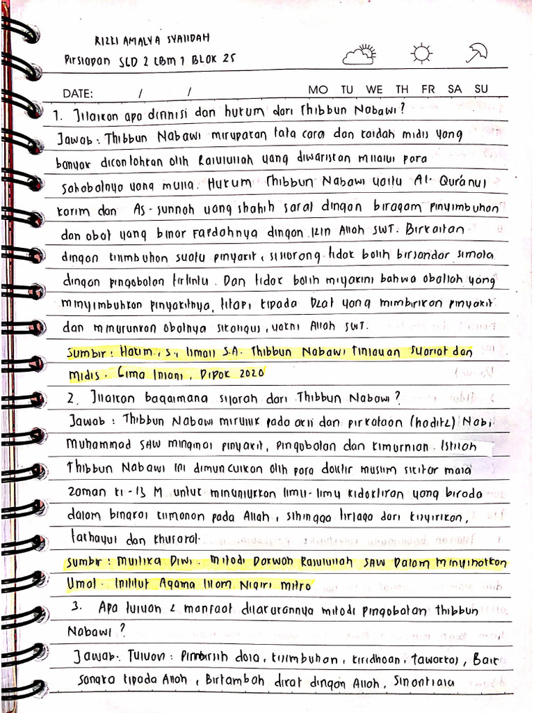 Rizki Amalya Syajidah - LBM 1 Blok 25 | PDF