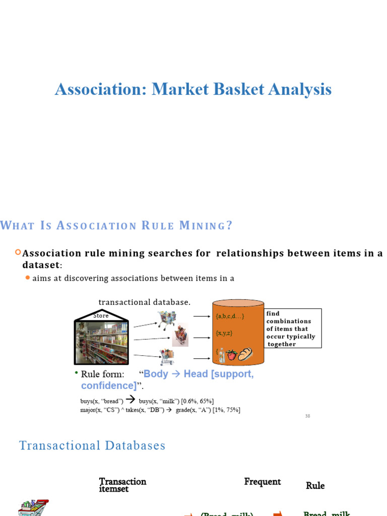 Association: Market Basket Analysis | PDF