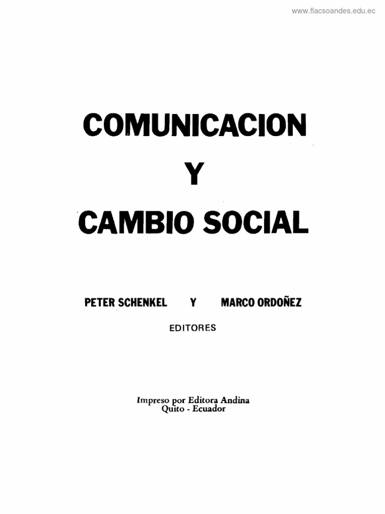 Lflacso Schenkel Ed 2542 Pubcom | PDF