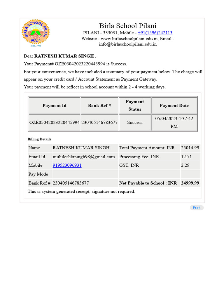 Birla Education Trust - Official Portal - Welcome To Birla Education Trust | PDF