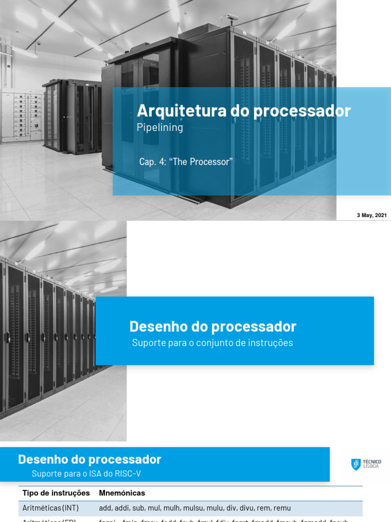 Modulo 7 - Pipeline | PDF | Tempo | Ciência da Computação