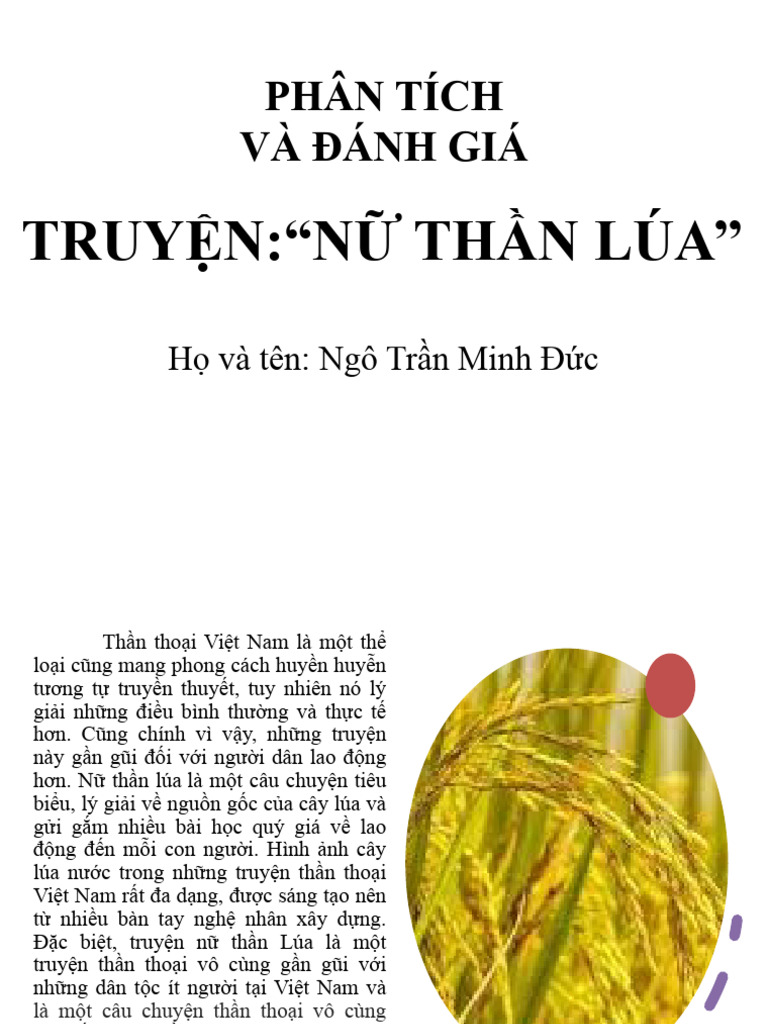 NỮ THẦN LÚA | PDF